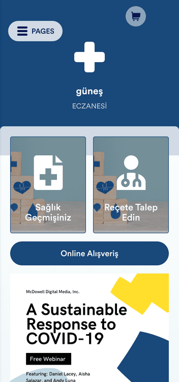 Eczane Uygulaması Şablon | Jotform