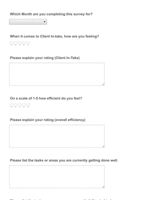 Efficiency Survey Form Template | Jotform
