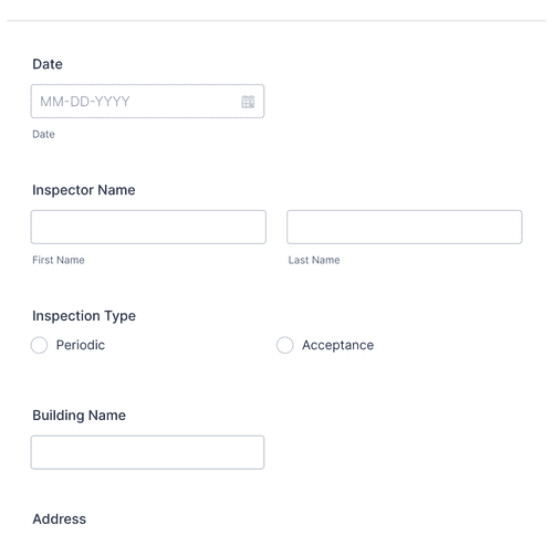 Elevator Inspection Form Template | Jotform
