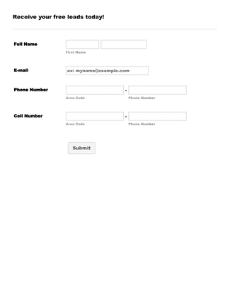 This is a email lead generation Form Template | Jotform