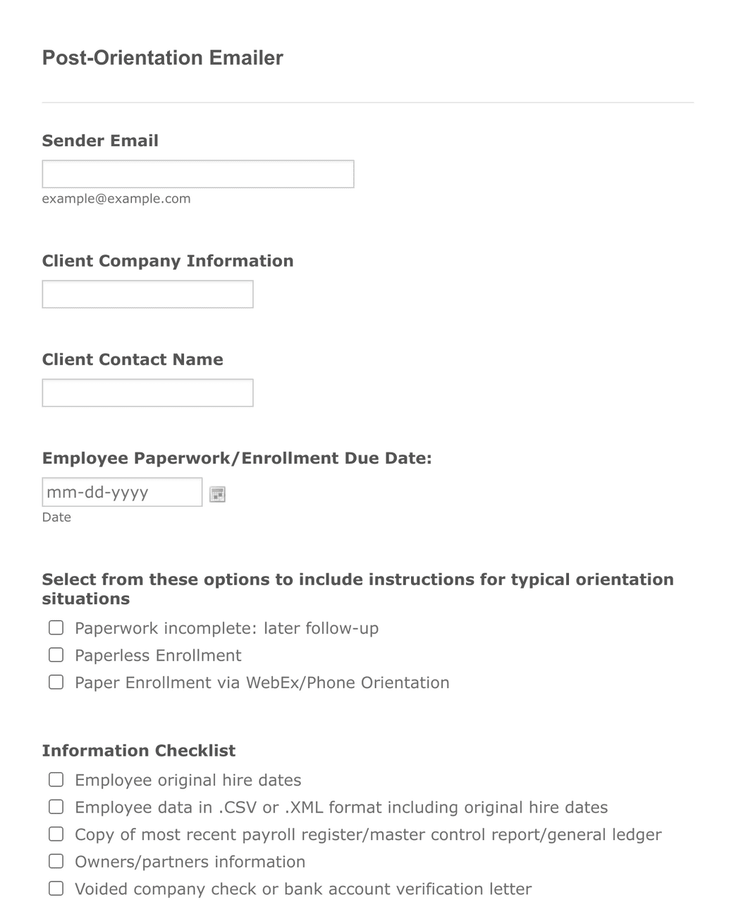 Email Template Form Template | Jotform