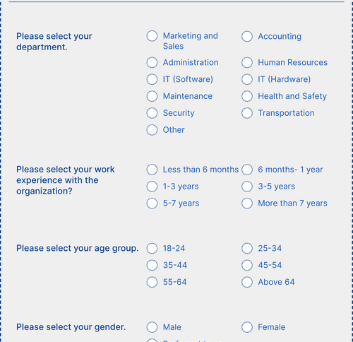 Employee Happiness Survey Form Template | Jotform