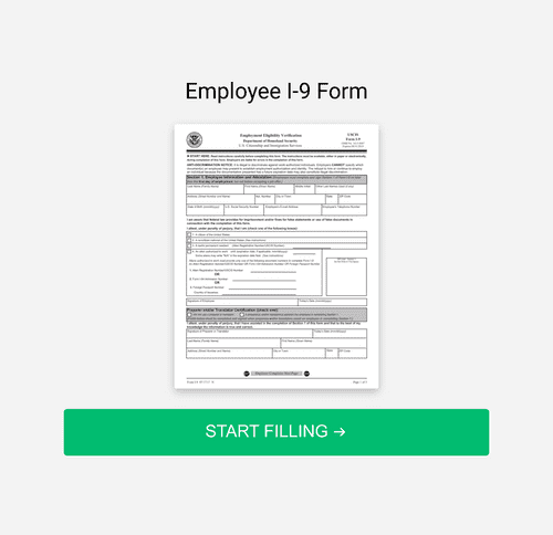 Employee I-9 Form Template | Jotform