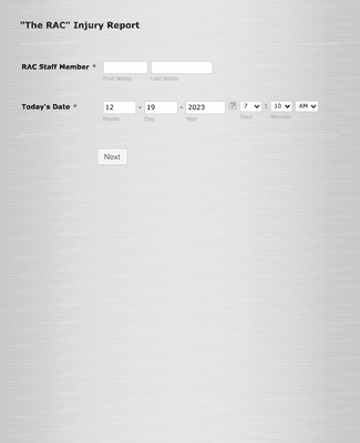 Employee Injury Report Form Template | Jotform