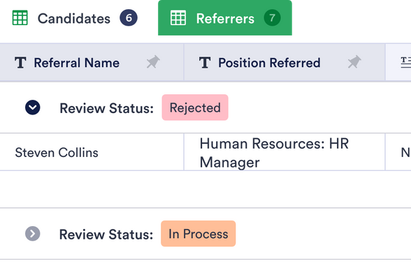Referral Tracking Sheet Template | JotForm Tables