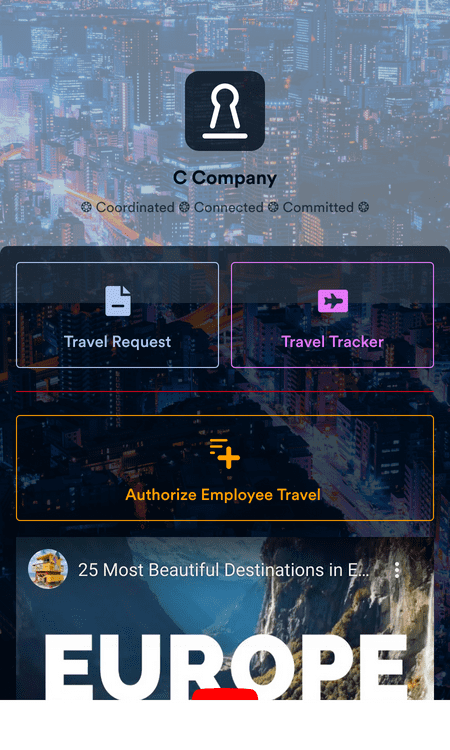 Employee Travel Management App Template | Jotform