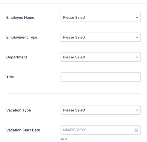 Employee Vacation Request Form Template | Jotform
