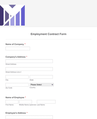Employment Contract Template Form Template | Jotform