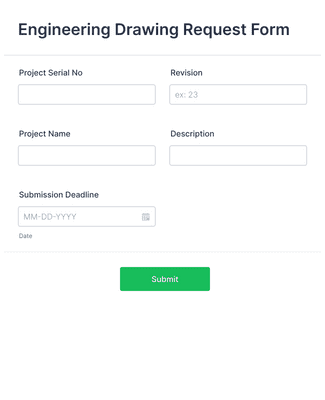 Engineering Drawing Request Form Template | Jotform