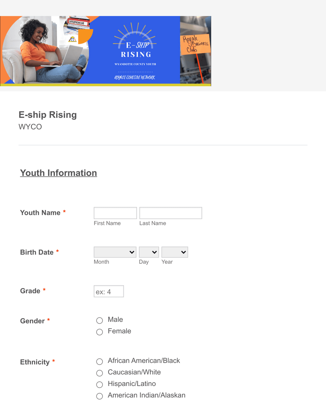 Enrollment Registration Form Template | Jotform