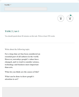 Essay Form Template | Jotform