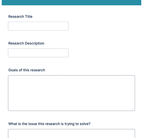 Ethnographic Research Survey Template Form Template | Jotform