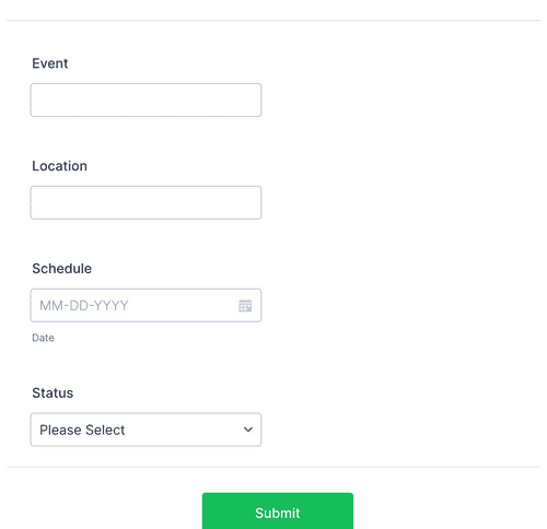 Event Programming Form Template | Jotform