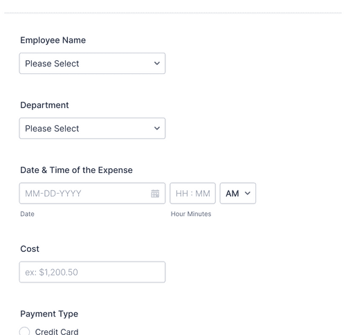 Expense Report Form Template | Jotform