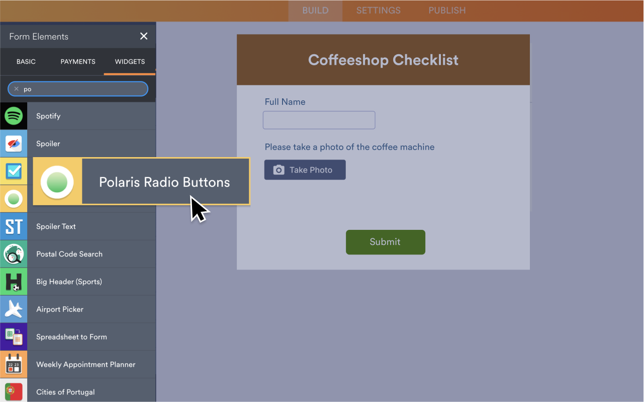 Polaris Radio Buttons - Form Widgets | Jotform Polaris Radio Buttons - Form Widgets | Jotform