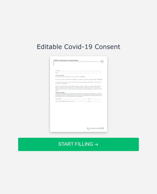 Editable Covid-19 Consent Form Template | Jotform