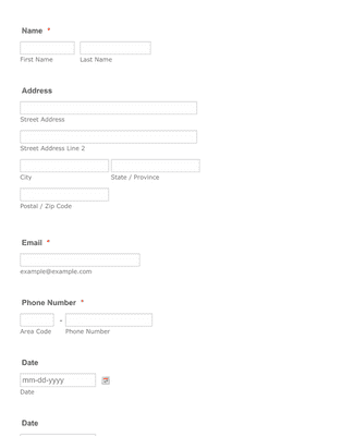 PMU Client Intake Form Template | JotForm