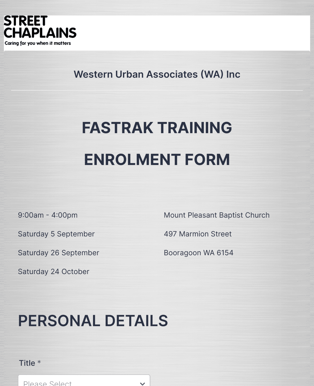 Fastrak Enrolment Form Template | Jotform