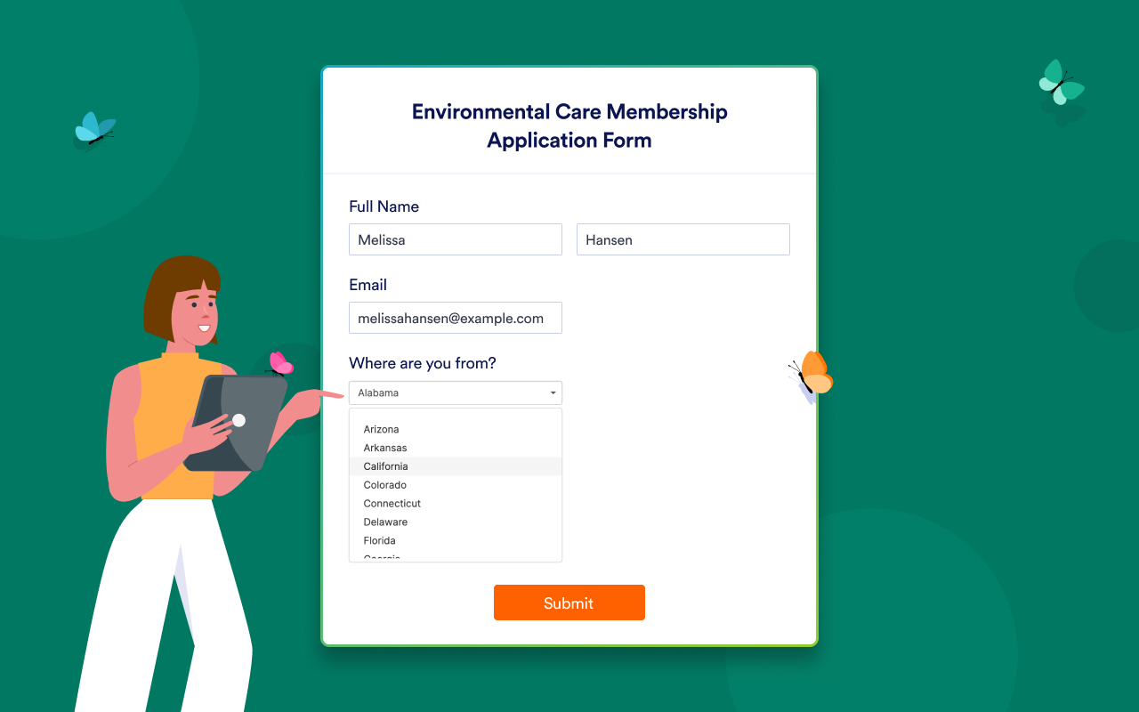 US State Picker - Form Widgets | Jotform