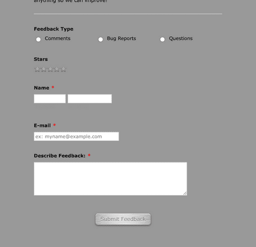 Feedback Form Template | Jotform