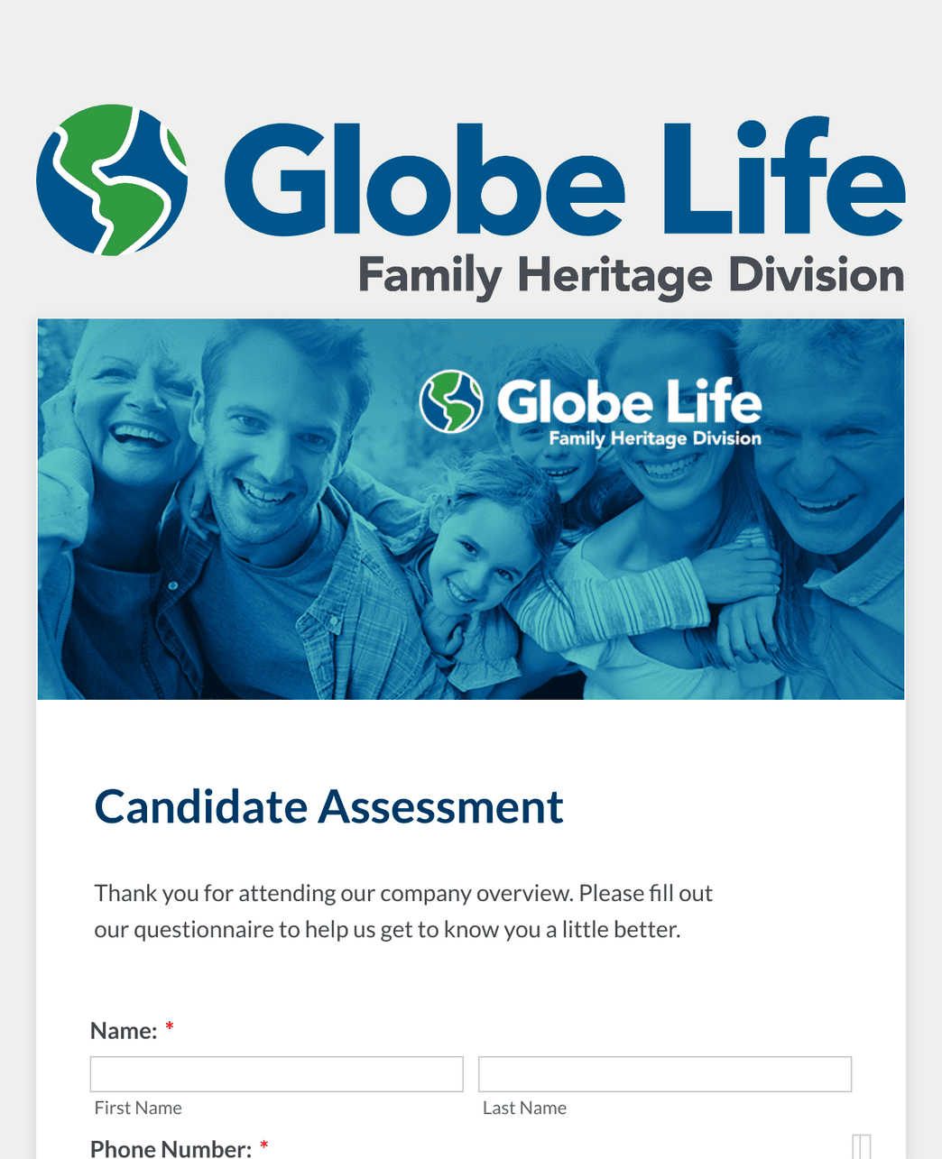 FHD Agency Overview Assessment Form Template | Jotform
