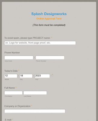 Approval Request Form Template | Jotform