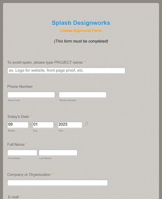 Approval Request Form Template | Jotform