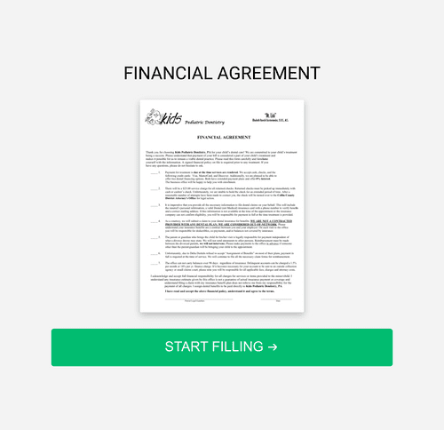 FINANCIAL AGREEMENT Form Template | Jotform
