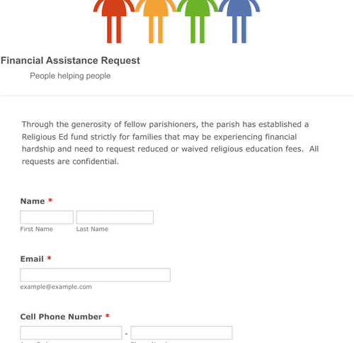 Financial Assistance Request Form Template | Jotform