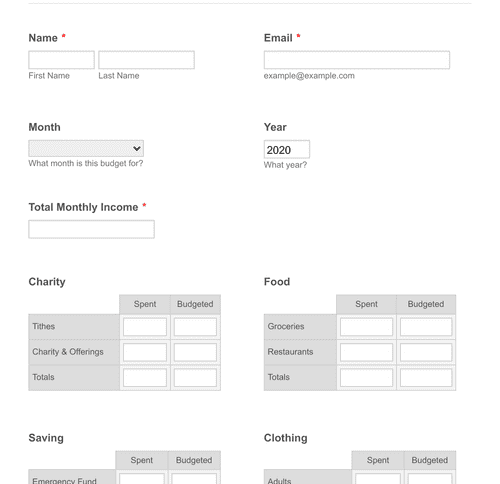 Financial Coaching Intake Form Template | Jotform