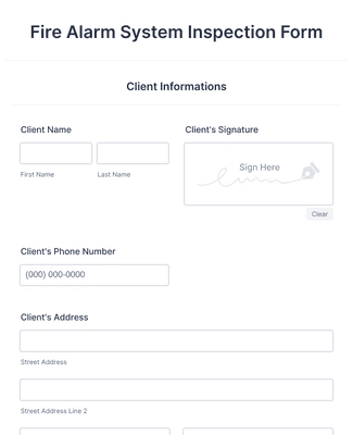 Monthly Inspection Checklist Form Template | Jotform