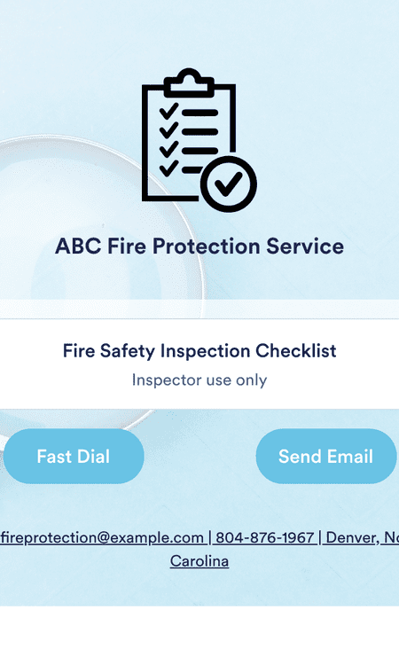 Fire Inspection App Template | Jotform