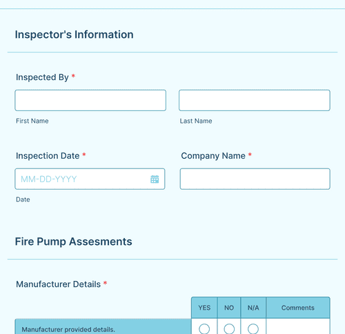 Fire Alarm System Inspection Form Template | Jotform
