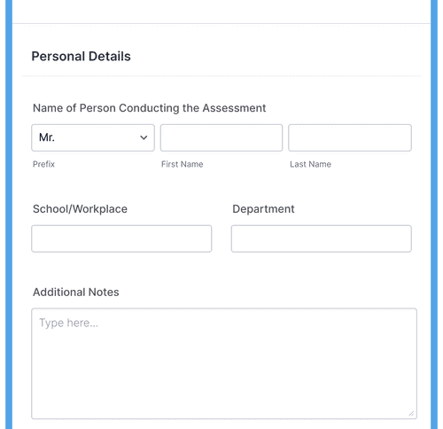 First Aid Risk Assessment Form Template | Jotform