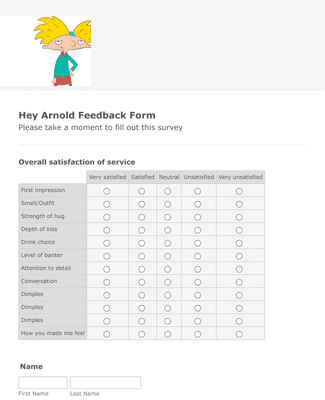 First Date Feedback Form Template | Jotform