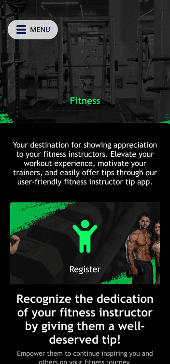 Fitness Instructor Tip App Template | Jotform