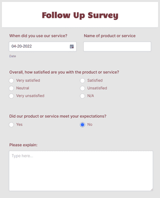 Customer Development Survey Form Template | Jotform