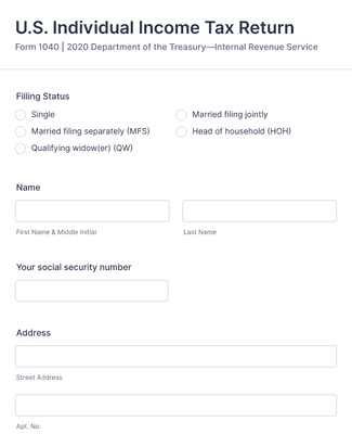 Tax Preparation Client Intake Form Template | JotForm
