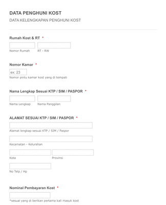 Template Formulir Kontak & Contohnya | JotForm
