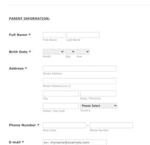 Pregnant Women's Register Form Template | Jotform