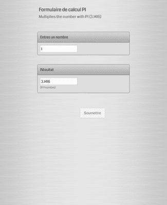 Formulaire de calcul PI (π) Modèle du formulaire | Jotform