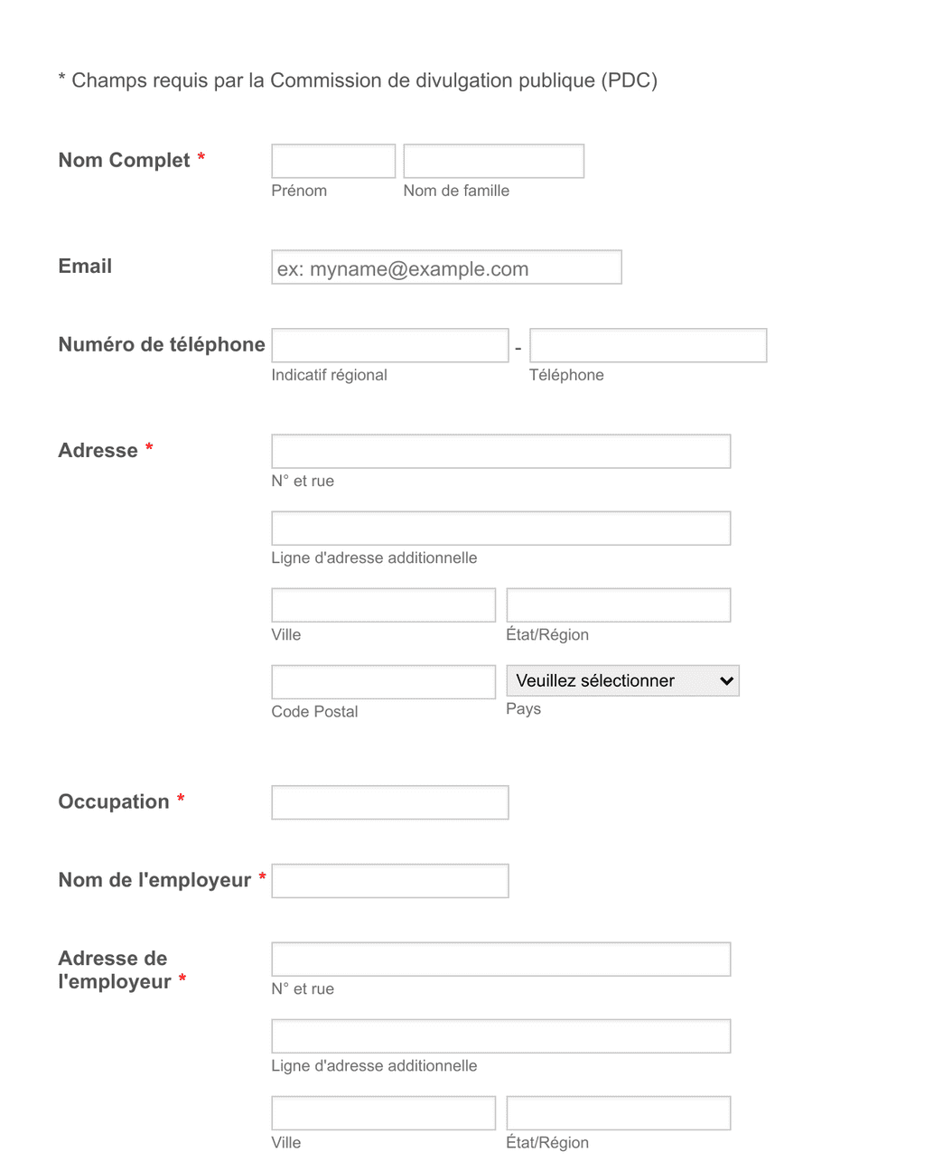 Formulaire de cotisation Modèle du formulaire | Jotform