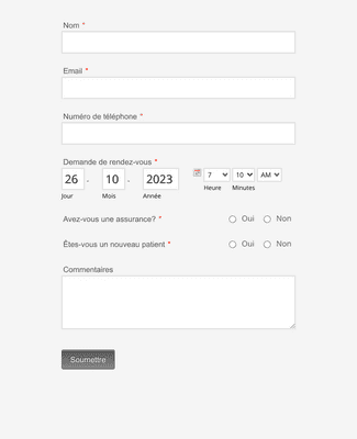 Formulaire de planification de rendez-vous Modèle du formulaire | Jotform