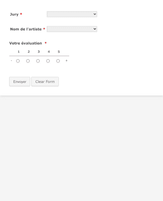 Formulaire de vote Modèle du formulaire | Jotform