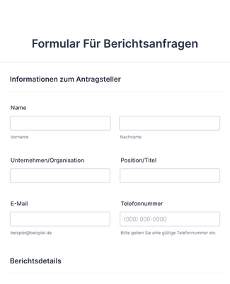 Post Nachsendeauftrag Formular Formularvorlage | Jotform