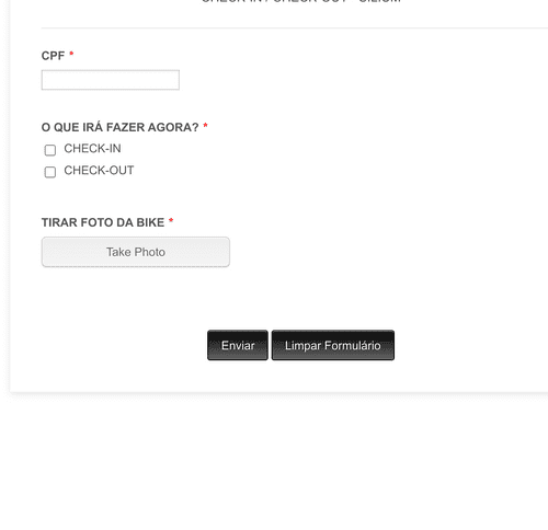 Formulário de Check-In/Check-Out (Locação de Produto) Modelo de ...