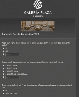Formulario de Encuesta Fin de año Plantilla de formulario | Jotform