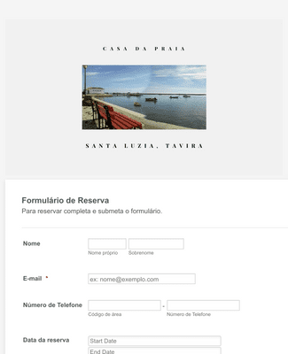 Formulário de Reserva de Imóvel Modelo de Formulário | Jotform