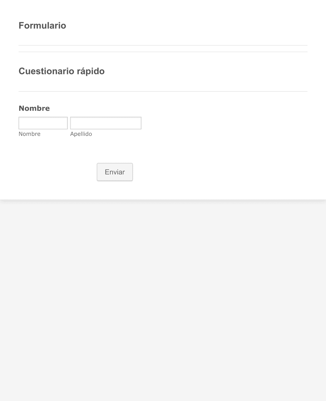 Formulario express Plantilla de formulario | Jotform