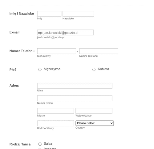 Formularz Zaświadczenia Szablon Formularza | Jotform